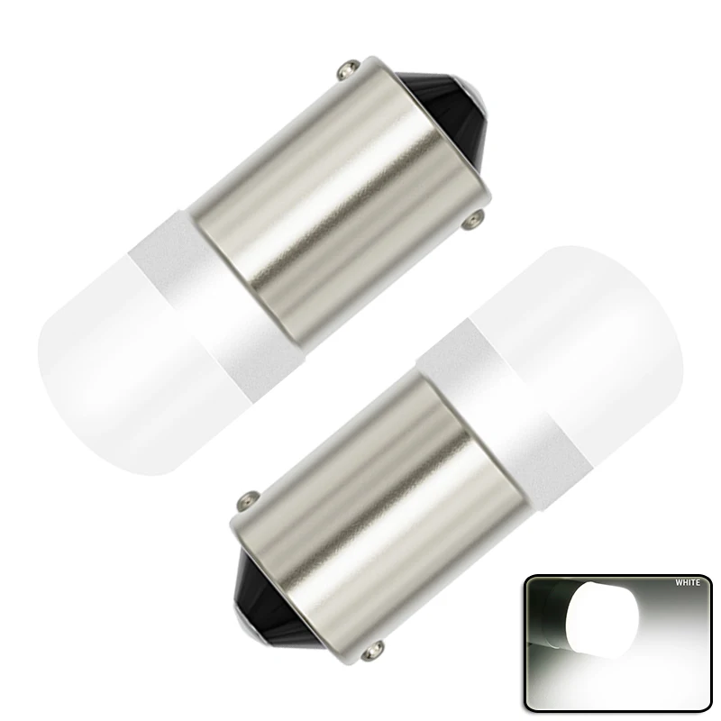 2pcs Ba9s T4w T2w T3w H5w 2 Smd 2835 Led Car Light Bulb Interior Auto ...