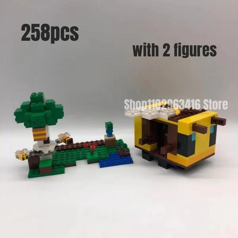 258pcs-The-Bee-Cottage-Building-Blocks-FIT-21241-Model-Bricks-Toys-for ...