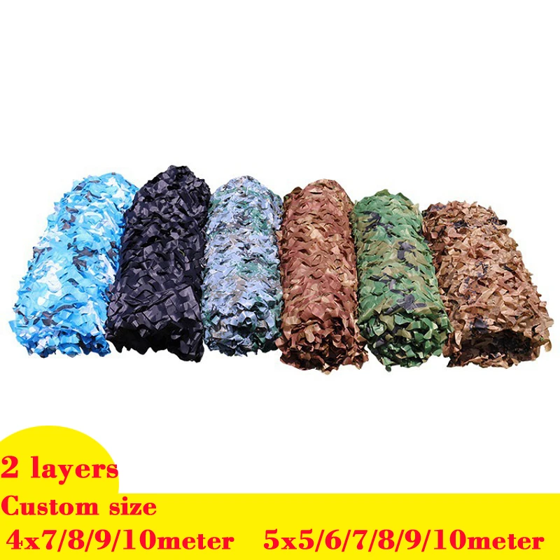 4X7 8 9 10M 5x5 6 7 8 9M Camouflage Net Swimming Pool Beach Gazebo ...