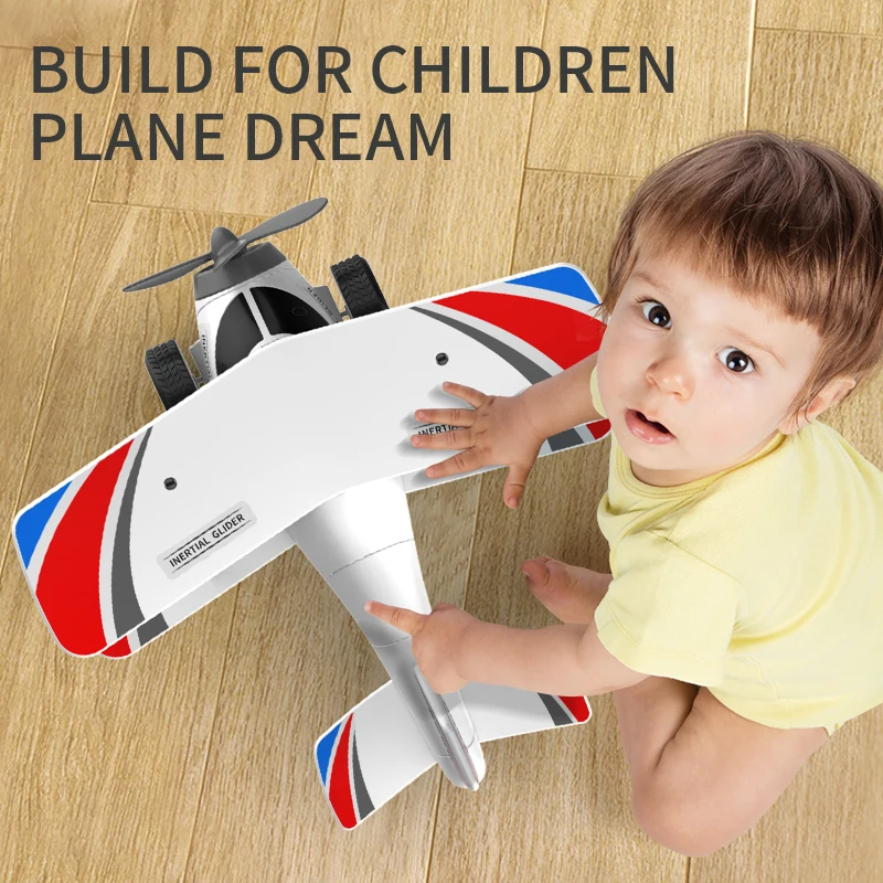 Children-s-toy-biplane-crash-simulation-toy-puzzle-model-large-inertia ...