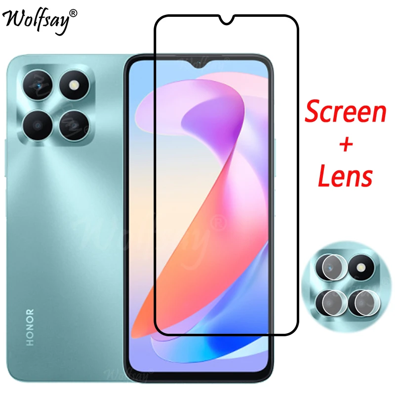 Full-Cover-Full-Glue-Tempered-Glass-For-Honor-X6A-Screen-Protector-For ...