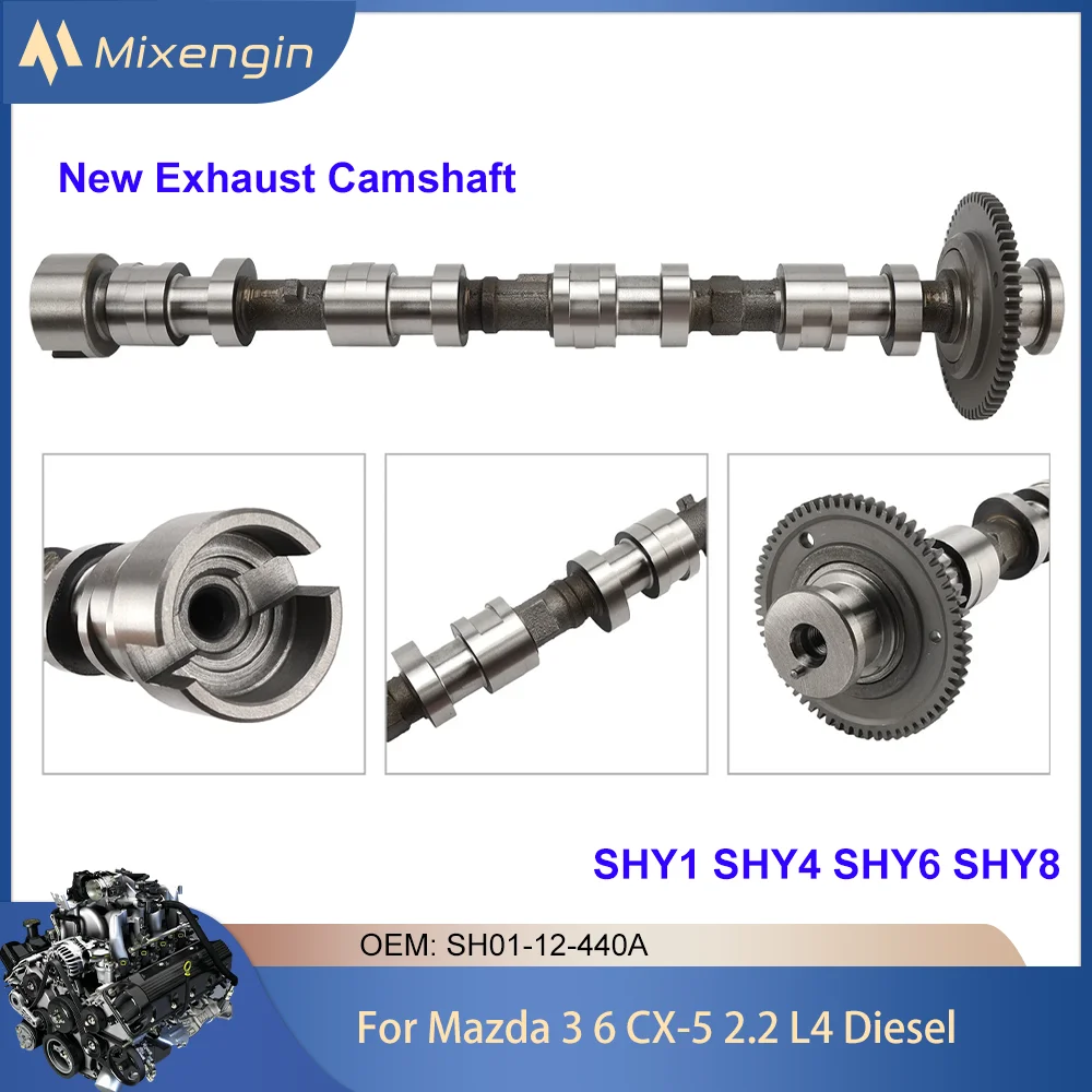 Engine Inlet OR Exhaust Camshaft Fit Mazda 2.2 L4 Diesel SHY1 SHY4 SHY6 ...