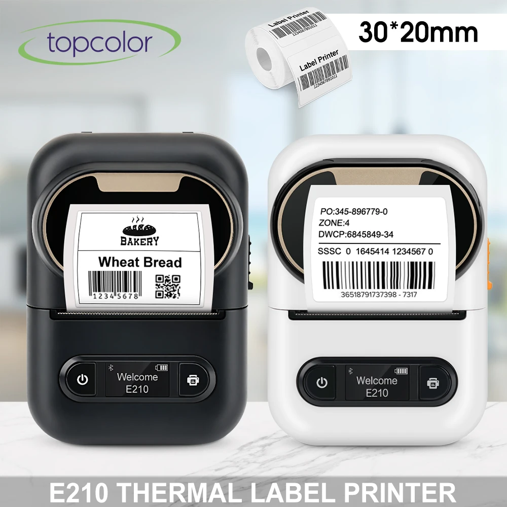Portable-Mini-Printer-E210-Thermal-Label-Printer-No-Ink-Printing ...