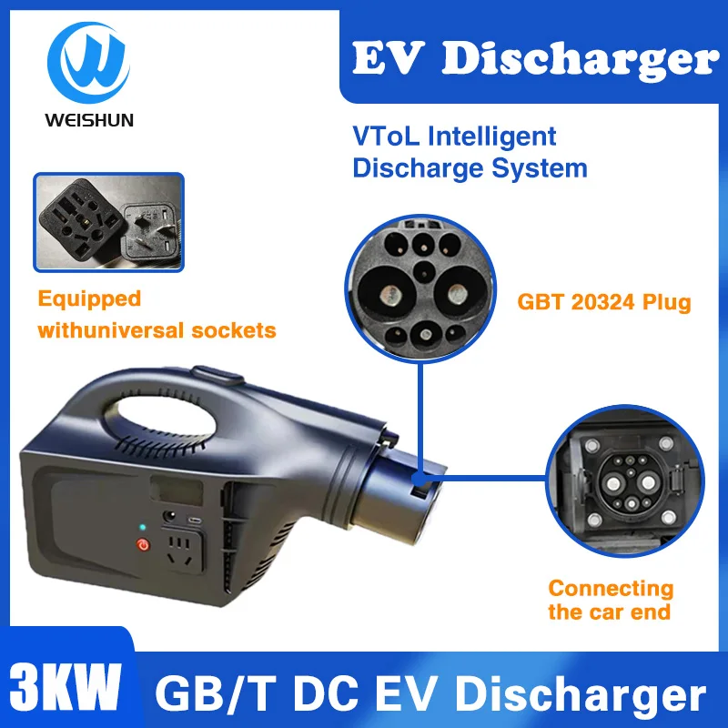 Electric-Vehicle-V2L-GBT-DC-Socket-Discharger-Plug-3KW-For-GB-T-20234 ...