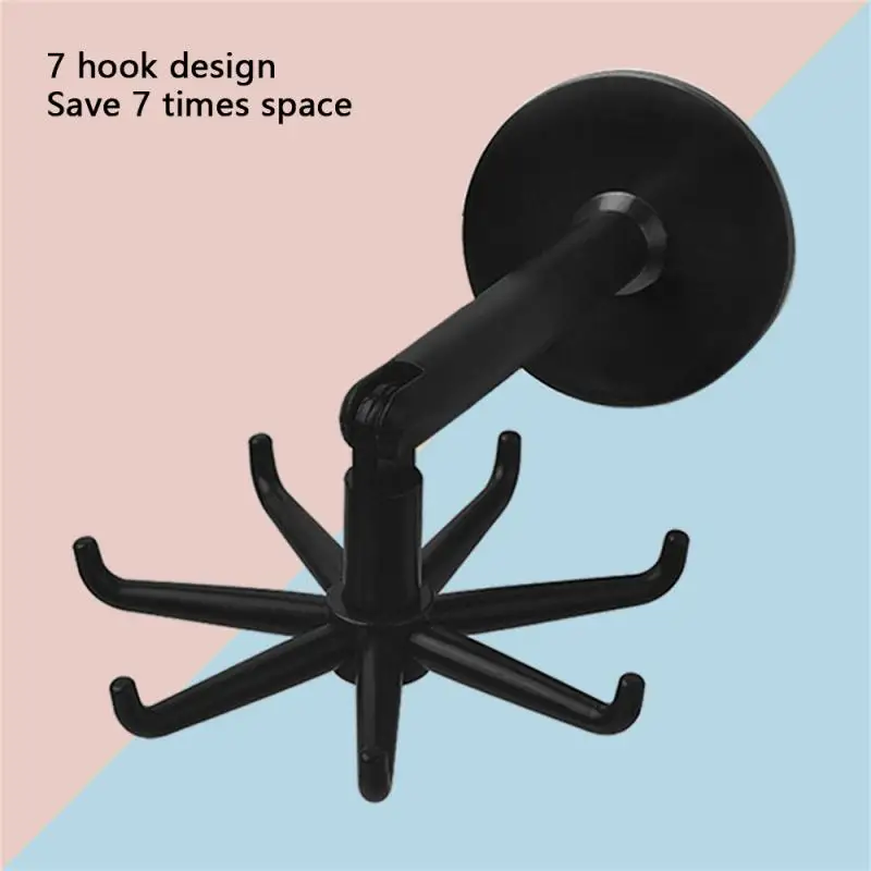 Universal-Hooks-360-Degrees-Rotatable-Rack-7-claw-Storage-Hooks-Wall ...