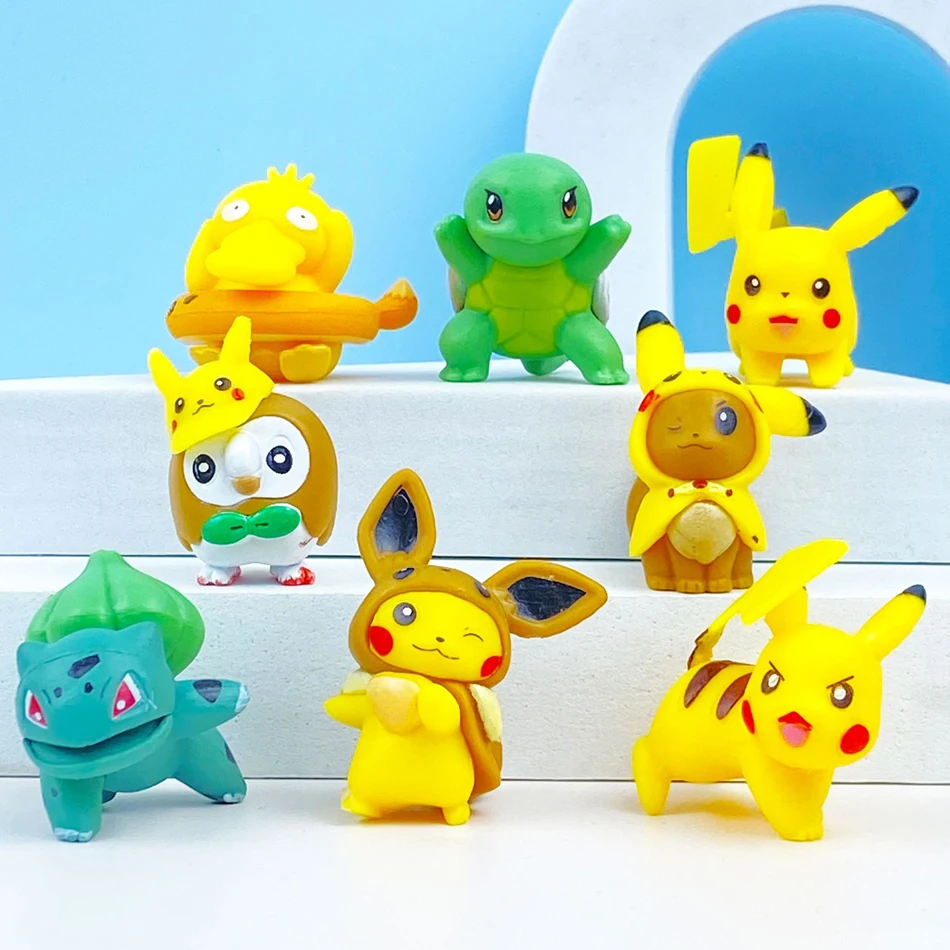 Figuras-de-Pok-mon-Pikachu-de-8-piezas-colecci-n-de-modelos-de-2-4CM ...