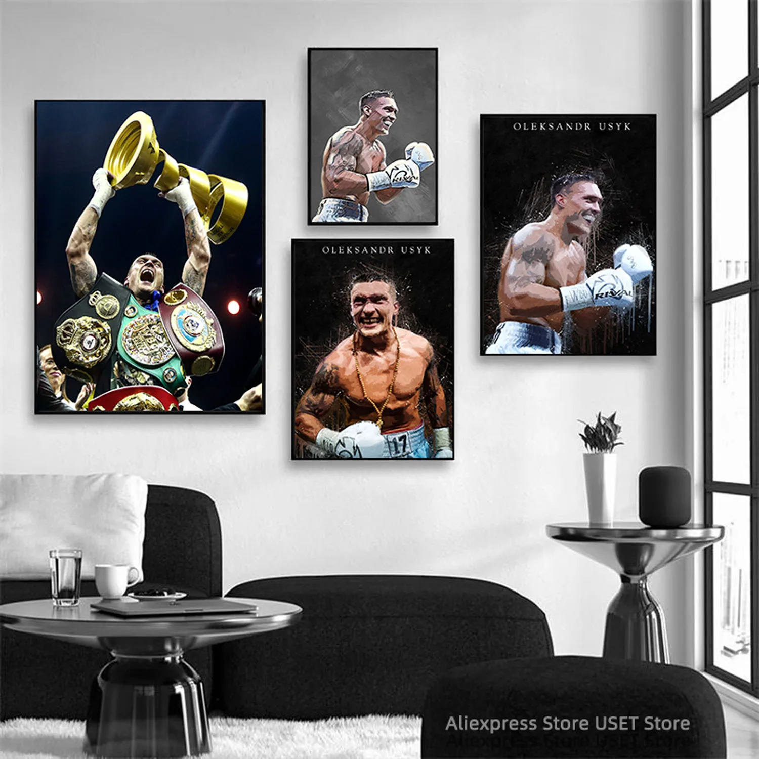 Oleksandr-Usyk-boxer-Canvas-Posters-and-Prints-Canvases-Painting-Wall ...