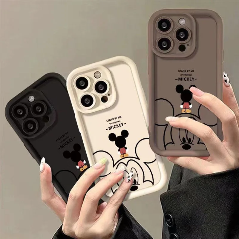 Disney-Mickey-Mouse-Cartoon-Case-para-Meninas-Concha-Protetora-Macia ...