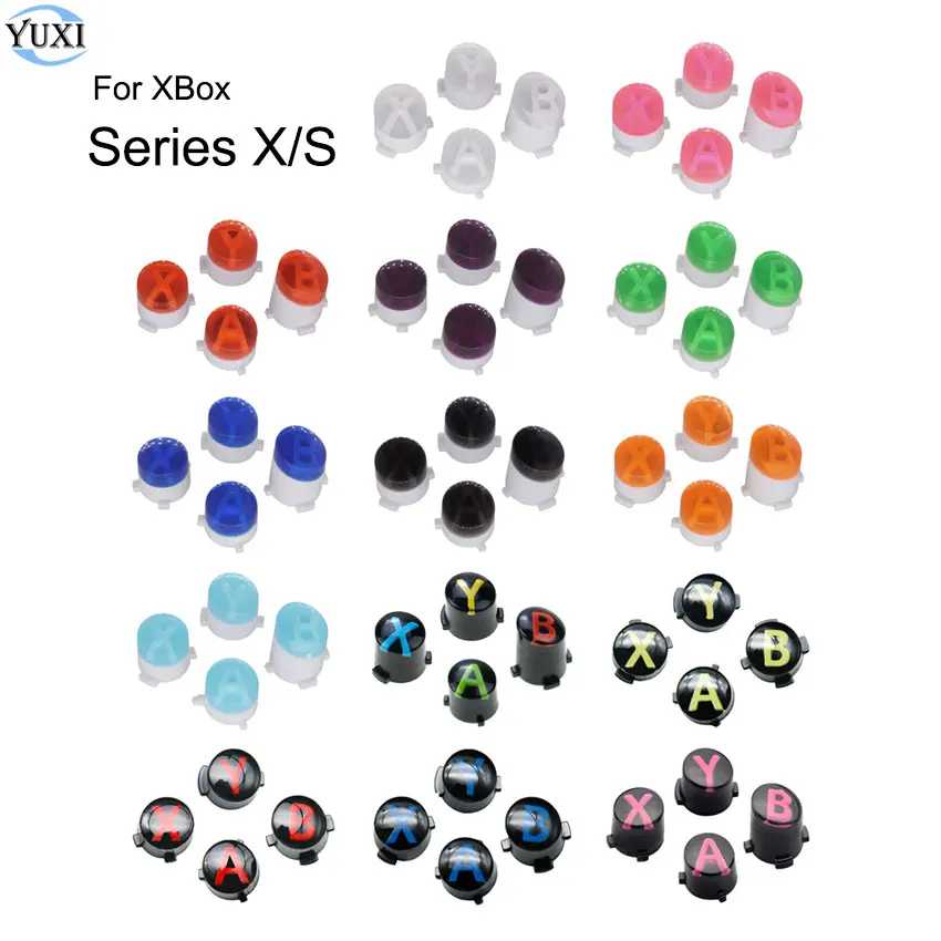 Yuxi Replacement Buttons For Xbox Series X/s Controller Abxy Key Button ...