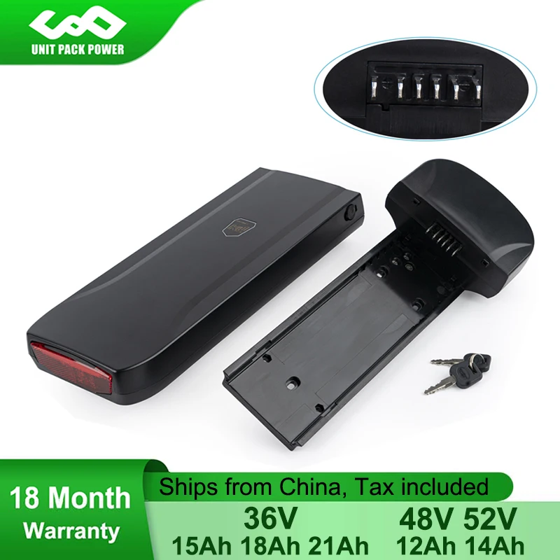 36V 48V 52V 14Ah 15Ah 18Ah 21Ah eBike Battery for Phylion/XH370 10J ...