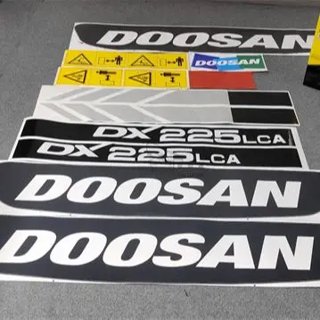 For DOOSAN DX225LCA Excavator Sticker All Car Stickers Vehicle Mark ...