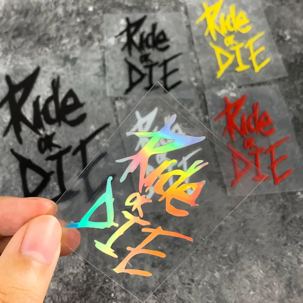 Ride-or-Die-Bike-Frame-Stickers-Bicycle-Top-Tube-Waterproof-Decals-for ...