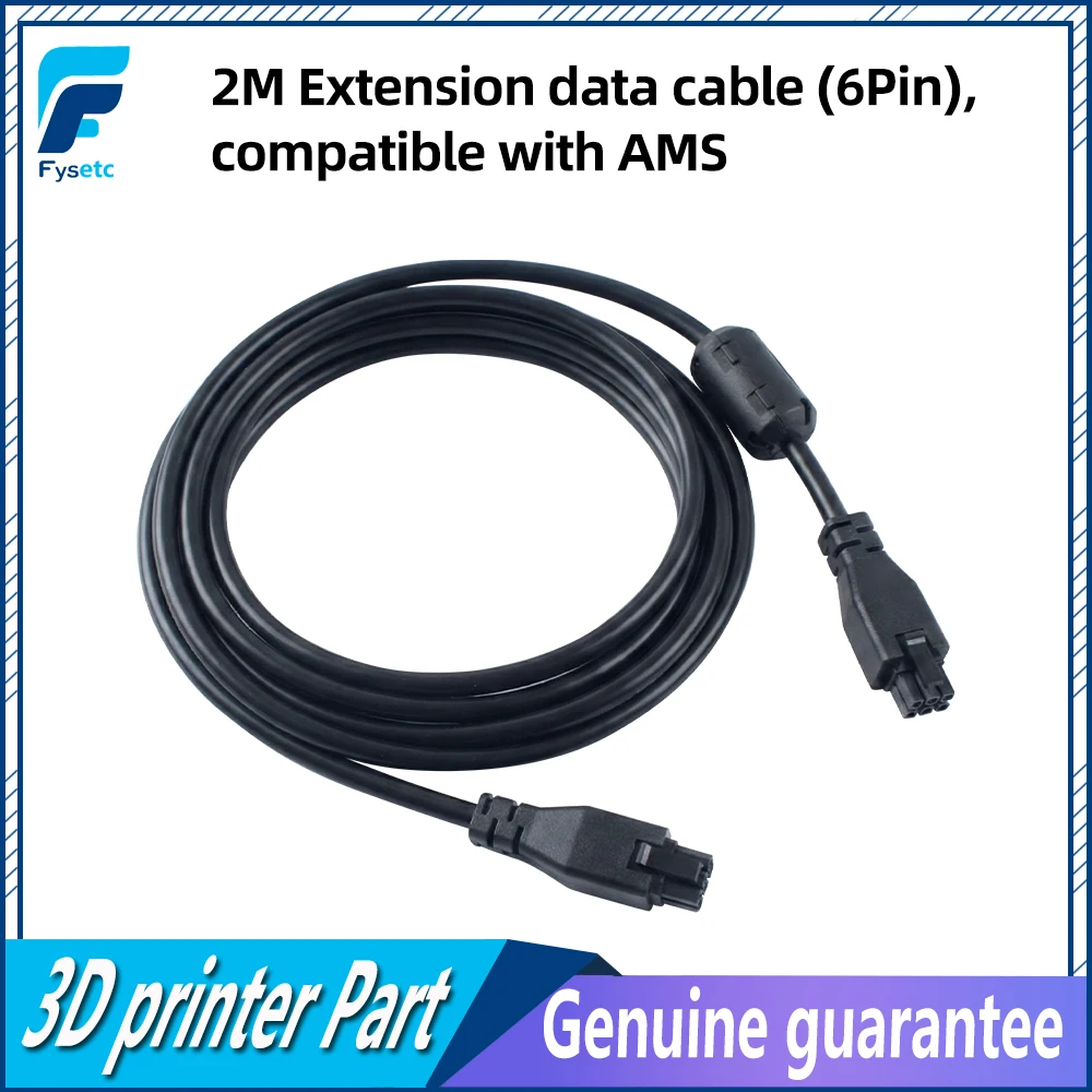 2M Extension Data Cable 6 Pin Compatible With AMS Enhanced Printing ...