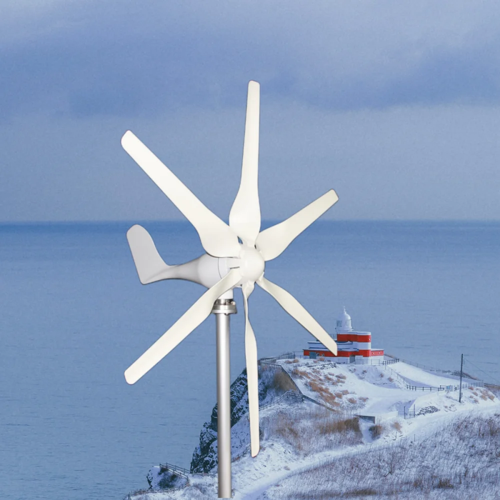 Poland Warehouse Wind Generator Kit 800W 12V 24V 48V Wind Turbine 3/5/6 ...