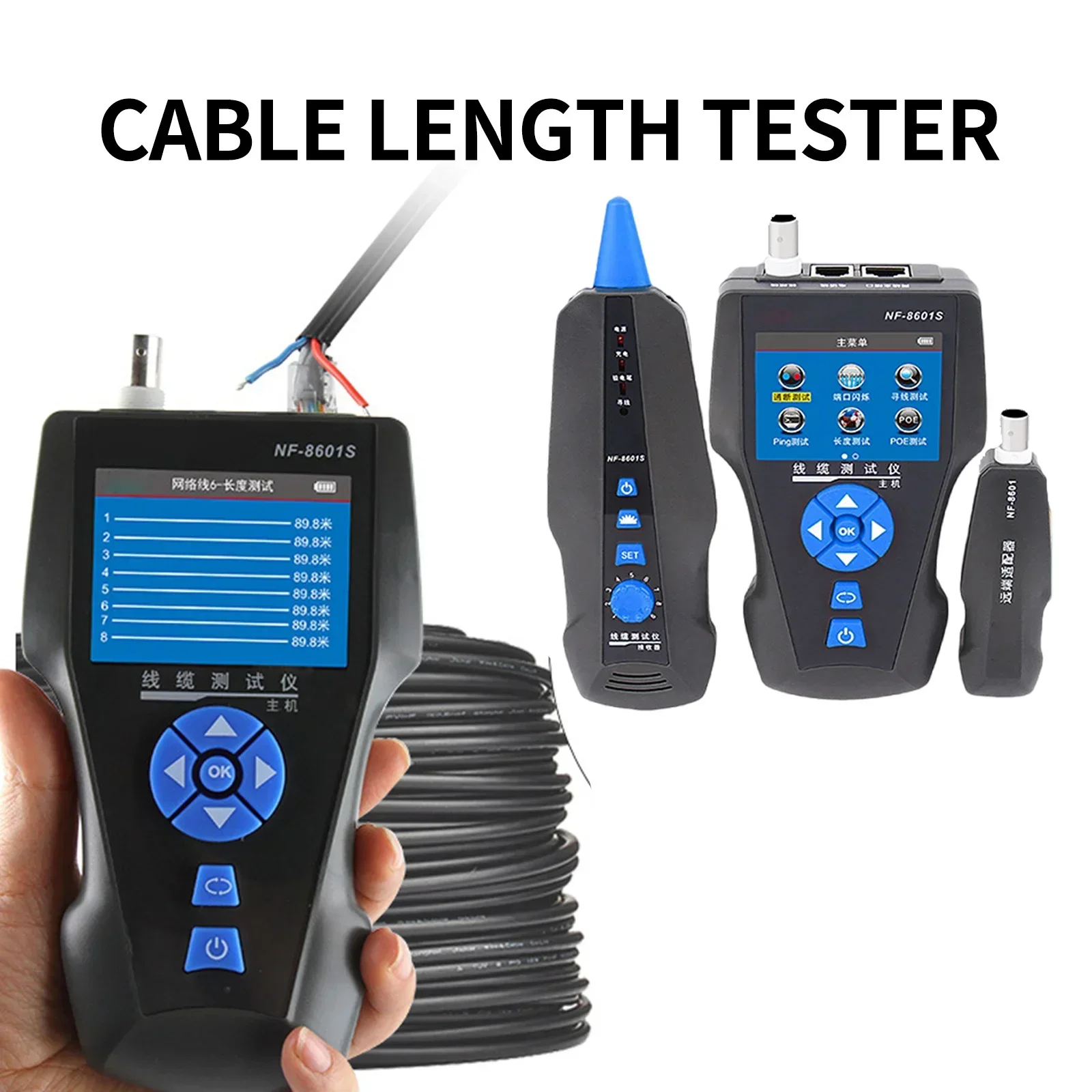 NF-8601S-Cable-Tester-with-PoE-PING-Function-Lan-Measure-Tester-Measure ...