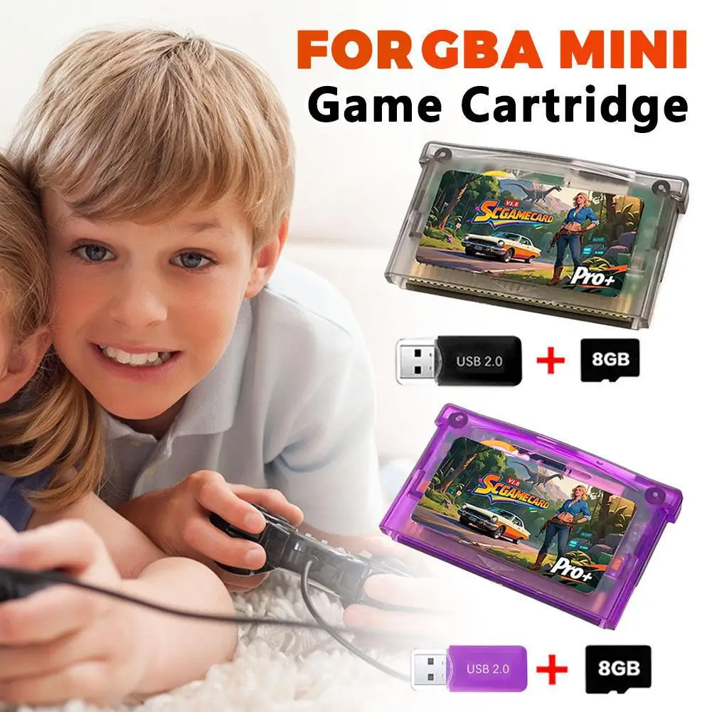SCFW V1.5 8GB GBA Flash Card 1000 Games for Game Boy Advance GBC GB NES ...