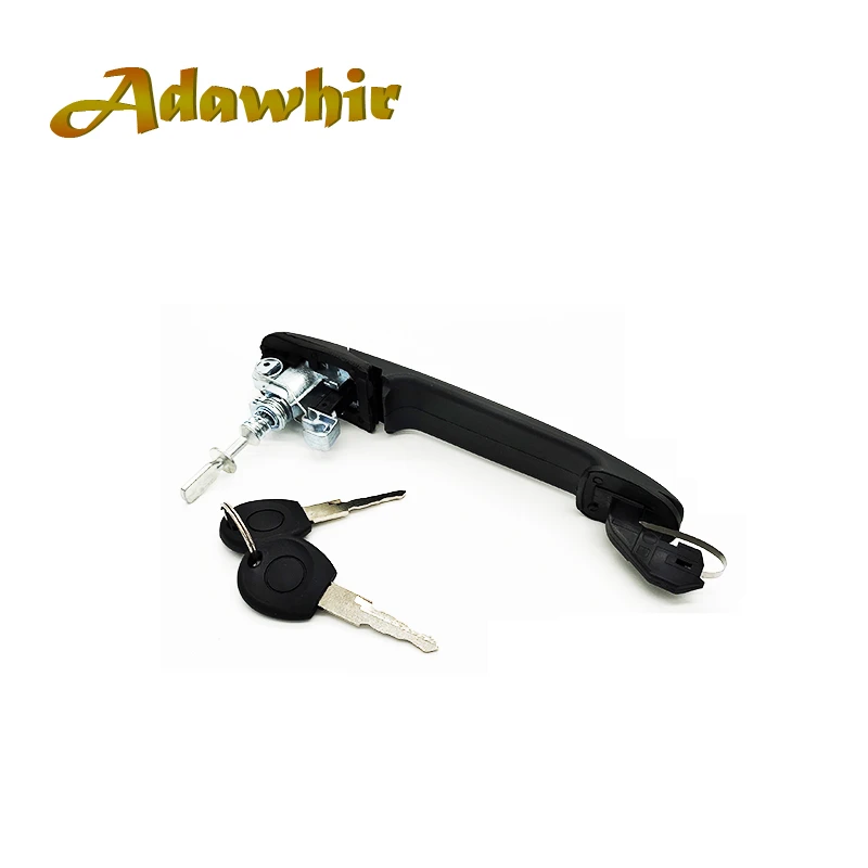 NEW-Car-Door-Lock-Handle-Front-Right-Left-with-Barrel-Keys-For-VW-POLO ...