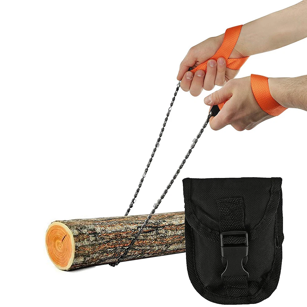Portable Hand Zipper Saw Outdoor Chain Wire Saw 11 Tooth Manganese ...