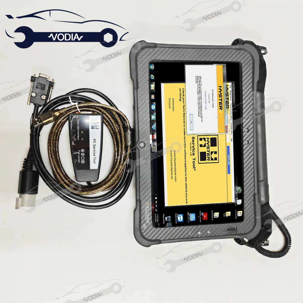 Xplore-Forklift-Truck-Diagnostic-Scanner-Tablet-Plus-para-Yale-Hyster ...