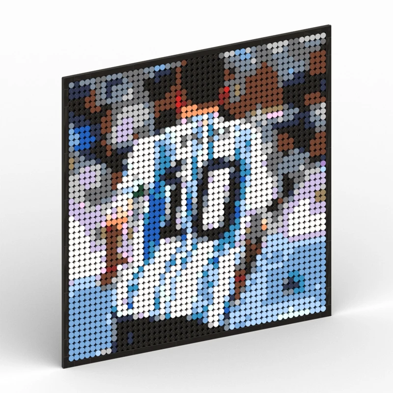 2023 NEW World Famous Football Players Lionel Messi Blocks Brick Pixel ...
