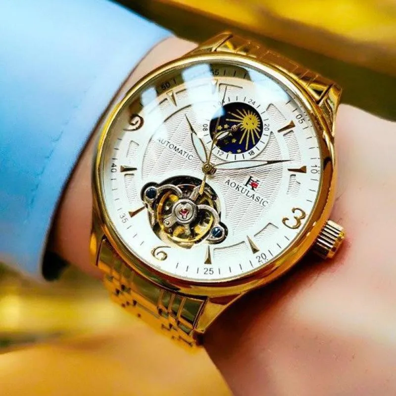 Aokulasic-For-Mens-Watch-Automatic-Mechanical-Wristwatch-Military ...