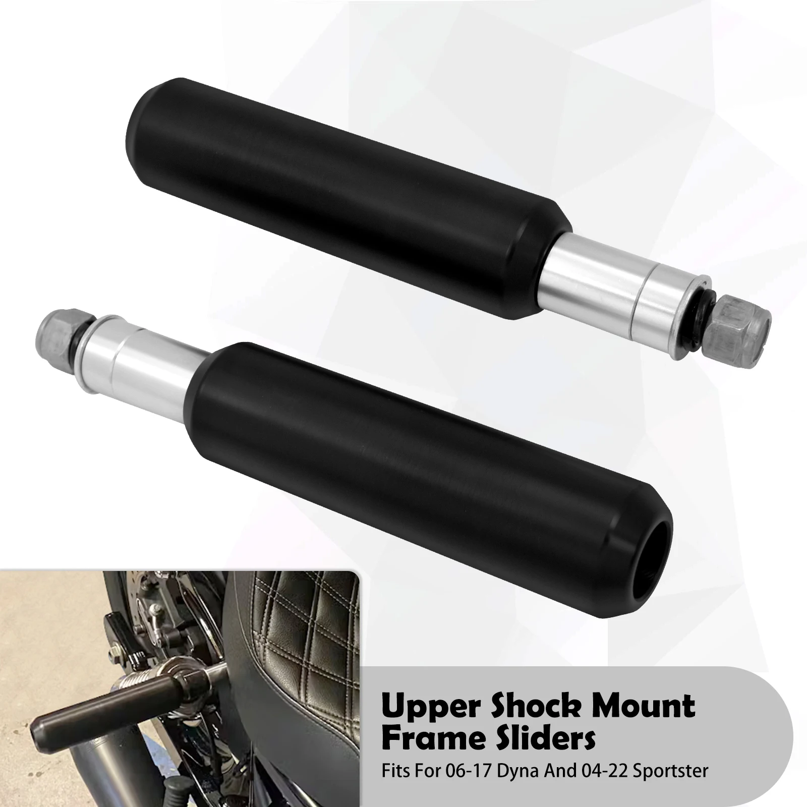 Motorcycle Crash Bar Upper Shock Mount Frame Slider Falling Protector ...