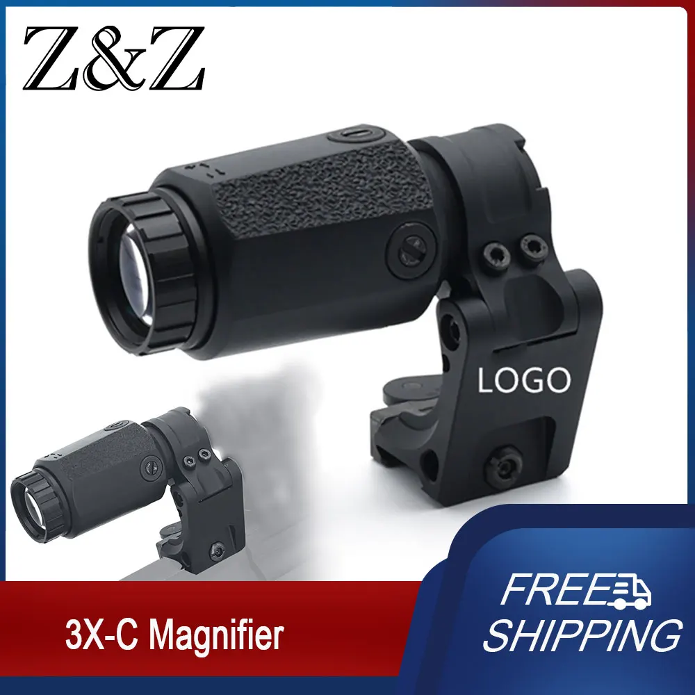 3X-C-Scope-3X-Magnifier-with-FTC-Mount-Perfect-Red-Dot-Combo-Folding ...
