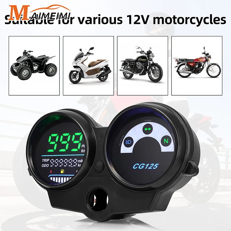 LED-Digital-Motorcycle-Speedometer-CG125-2000-to-2008-Fan-125-Titan-125 ...