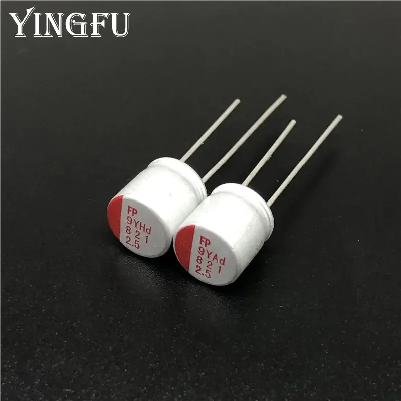 10pcs/100pcs 820uF 2.5V FP 8x8mm Low ESR Top Grade 2.5V820uF VGA ...