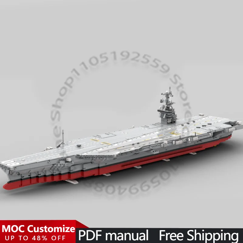 4980 PCS War series USS Enterprise (CVN-80) MOC Customize Modular ...