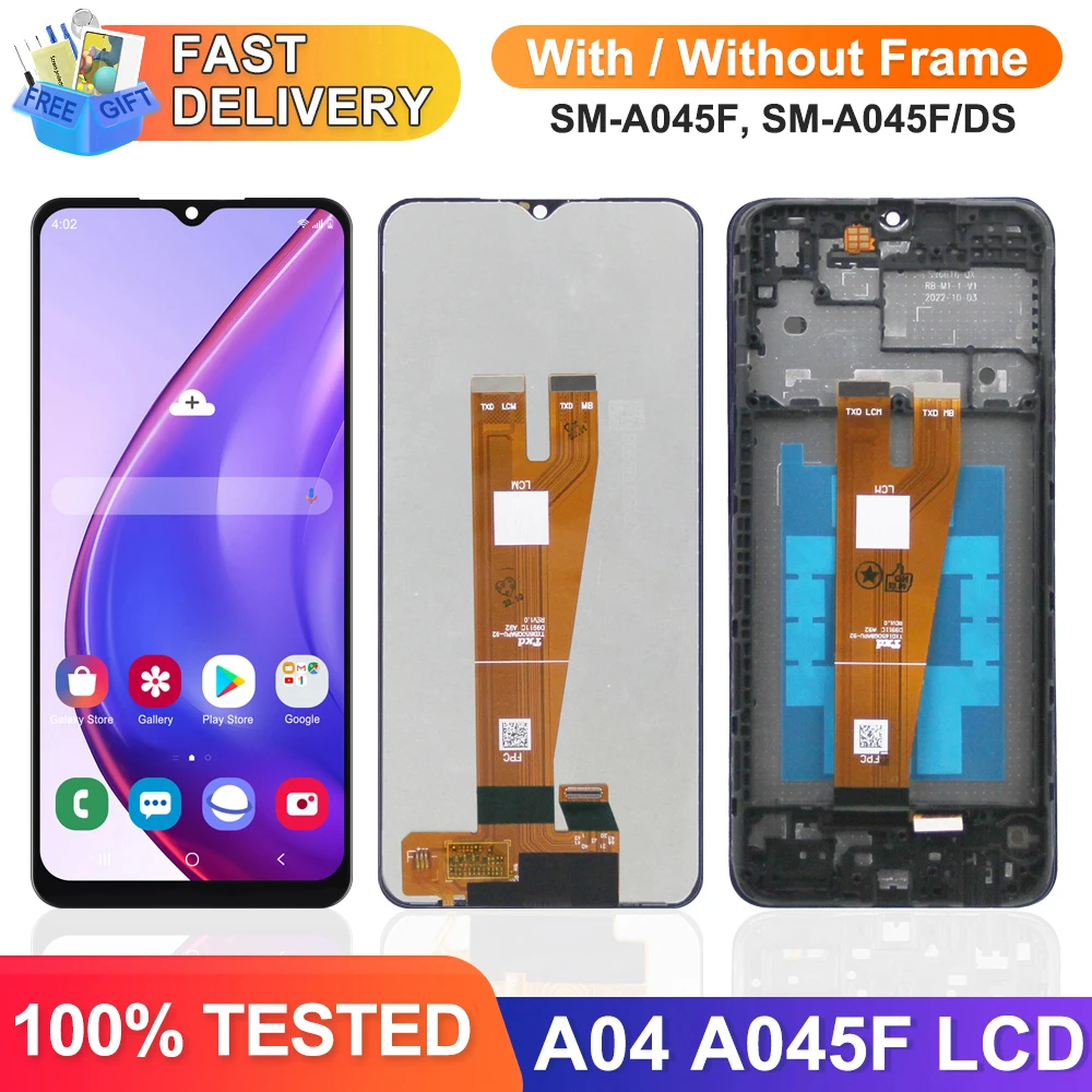 6-5-A04-Screen-for-Samsung-Galaxy-A04-A045-A045F-A045F-DS-Lcd-Display ...