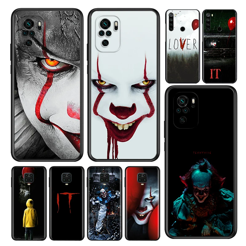 Pennywise-Clown-Horror-Silicone-Coque-For-Xiaomi-Redmi-Note-11-11T-10 ...