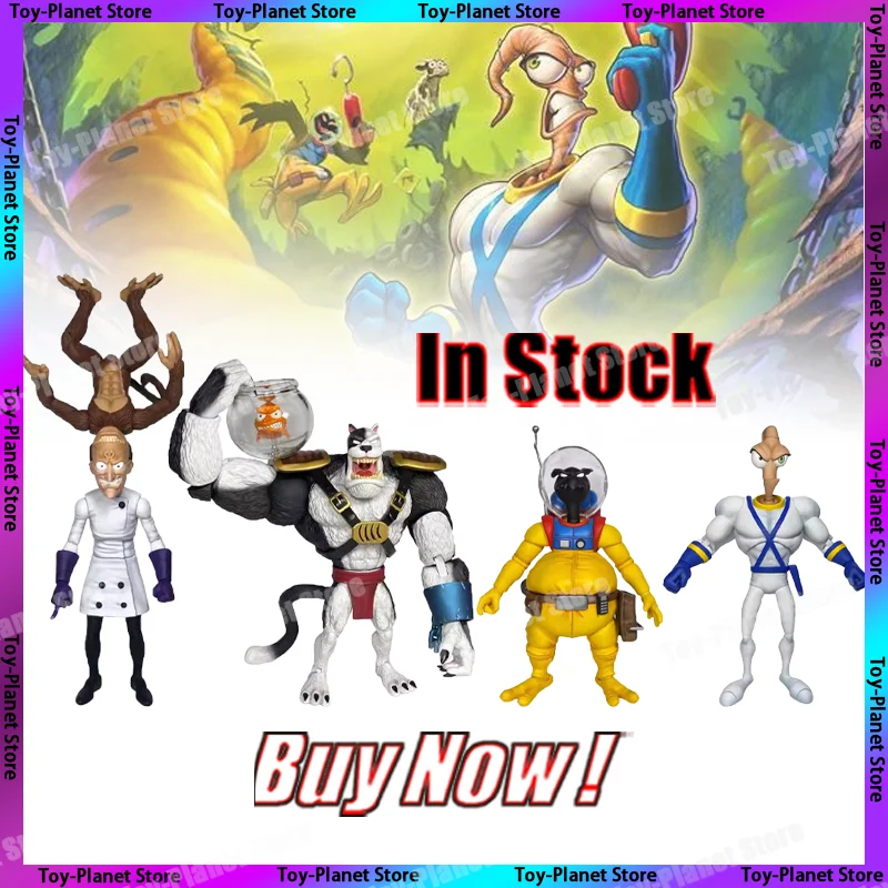 In-Stock-Pdna-1-12-Earthworm-Jim-Figure-Psy-Crow-Bob-The-Killer ...