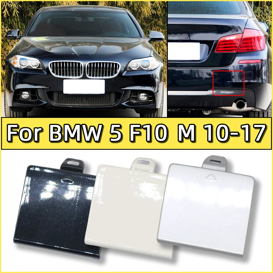 Car Rear Bumper Tow Hauling Hook Cover Cap For BMW 5 Series 2010-2017 ...