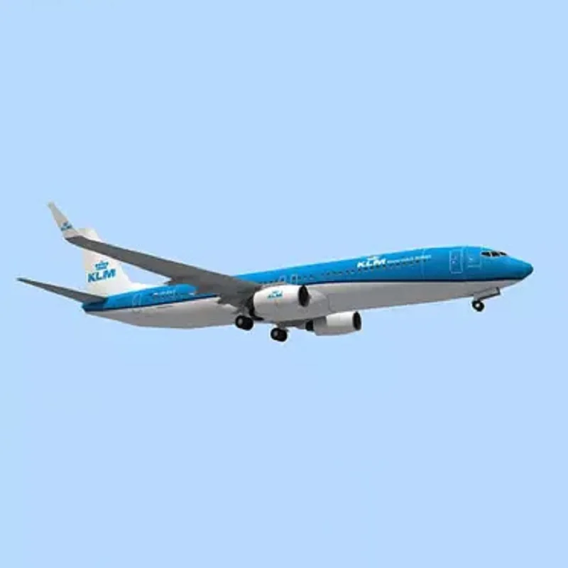 1:100 Boeing 737 Airplane Model KLM Royal Dutch Airlines Paper Model ...