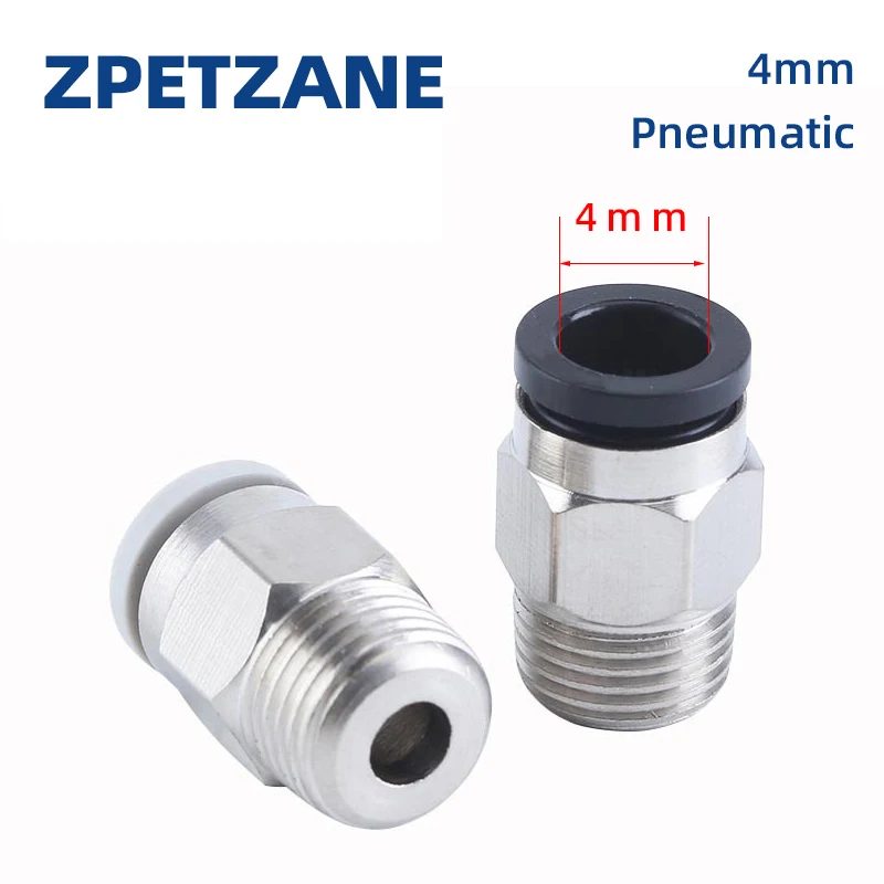 Connector Pneumatic Pipe | Pneumatic Air Connection 4mm | Pipe Fittings ...