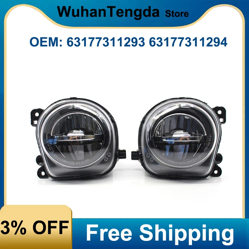 63177311293 63177311294 새로운 운전 LED 앞 범퍼 안개등, BMW 5 시리즈 F07 F10 F11 F18 ...