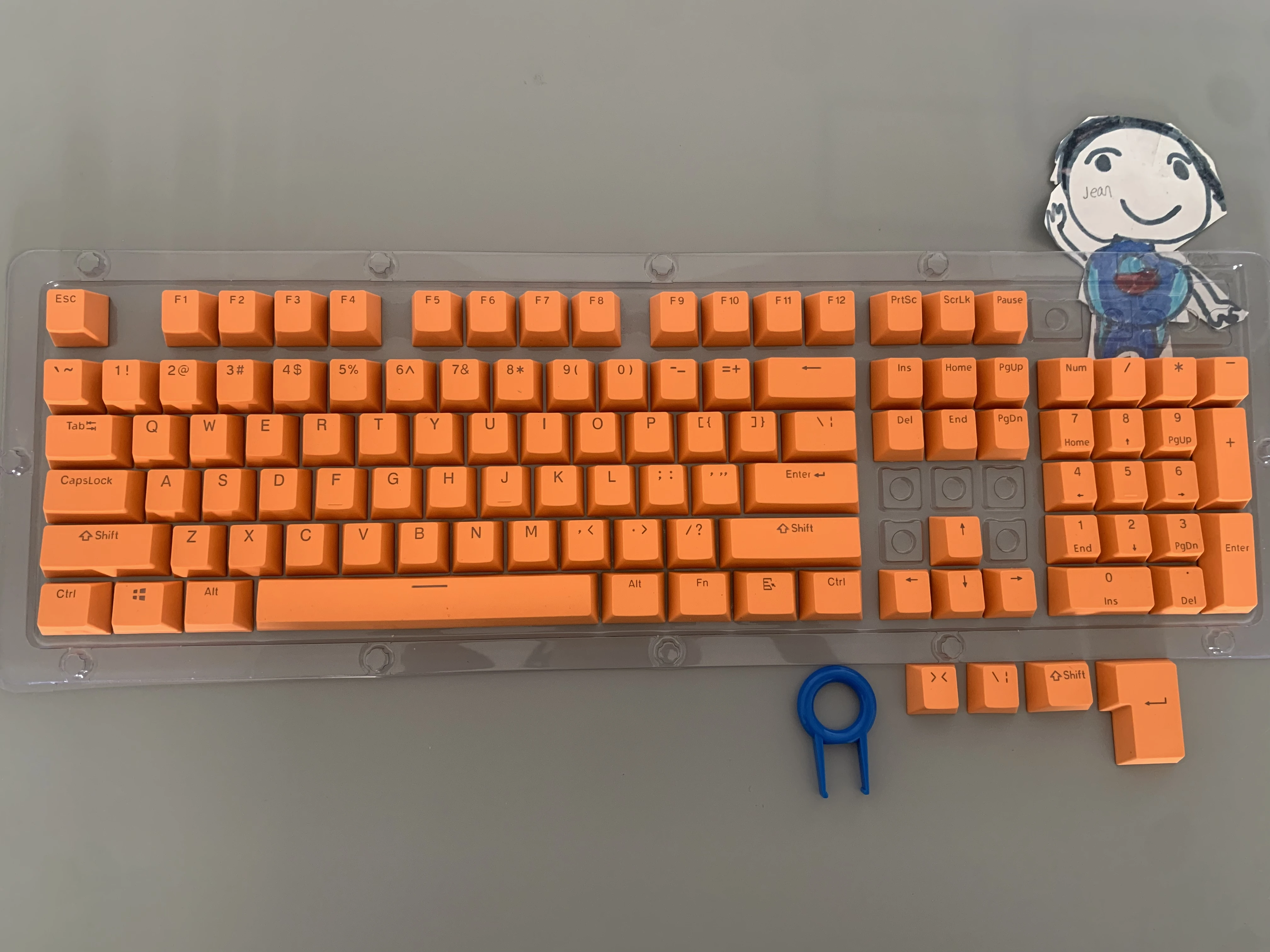 108 Keys Pbt OEM Keycaps Set ISO Profile Backlit Personalized Black ...