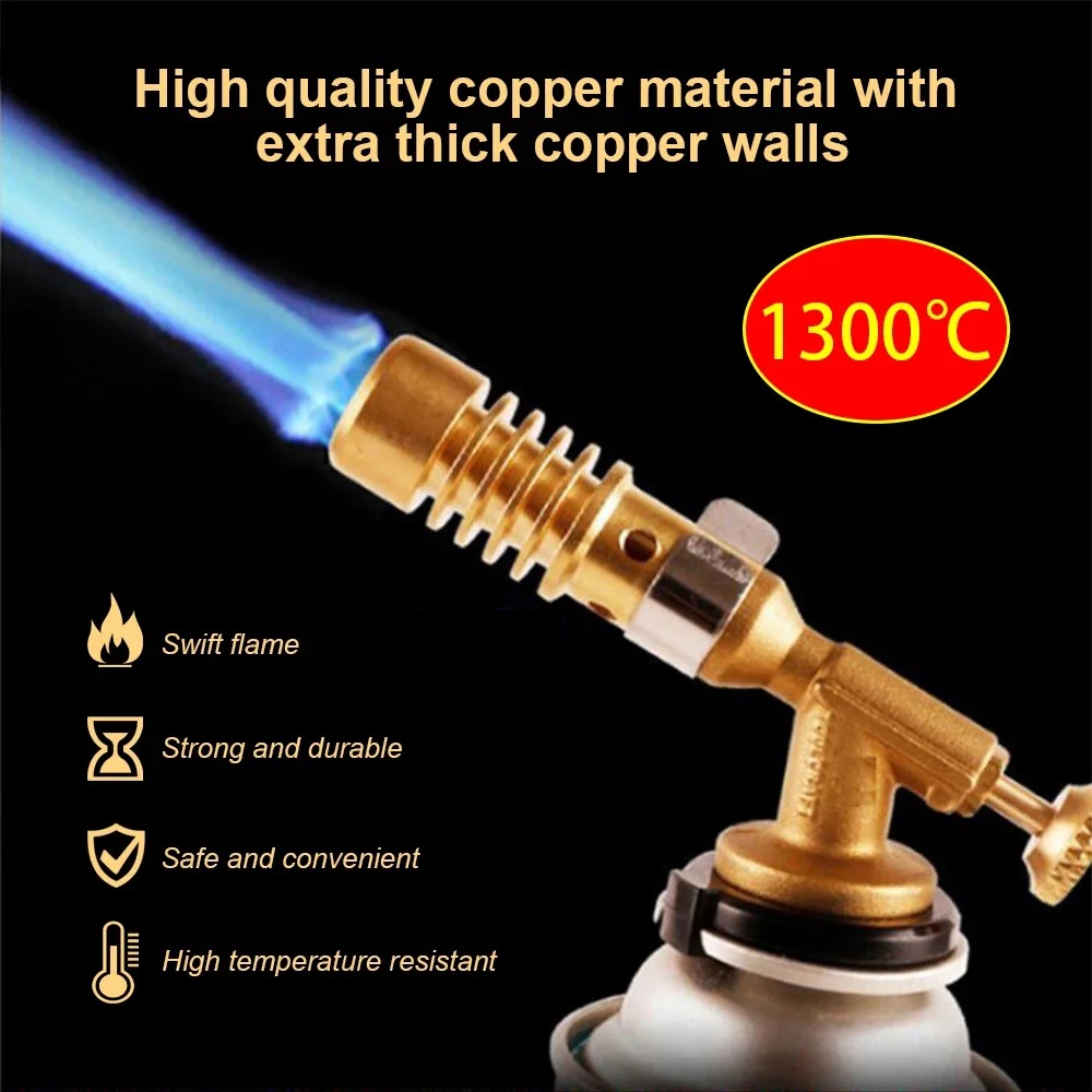 Portable-Welding-Torch-Gas-Burner-Flame-Gun-High-Temperature-Brass ...
