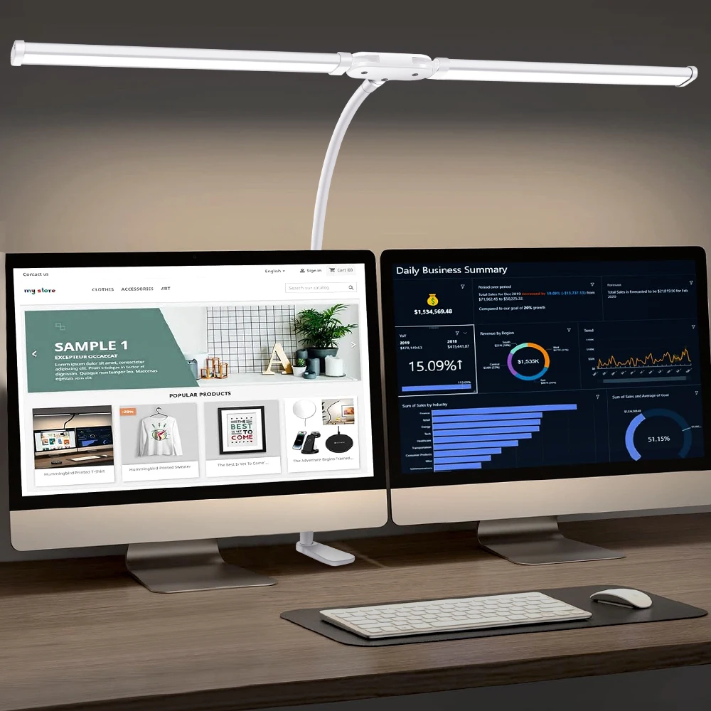 LED-Desk-Lamp-with-Clamp-Swing-Arm-Desk-Lamps-Eye-Caring-Dimmable-Desk ...