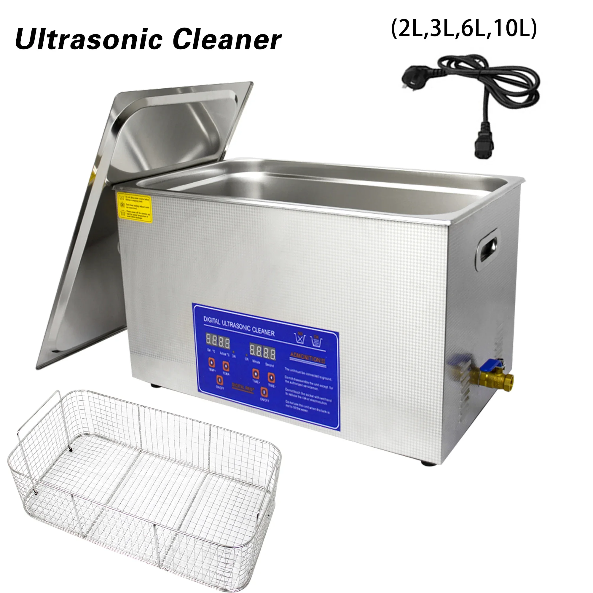 2-3-6-10L-Professional-Ultrasonic-Cleaner-Stainless-Steel-Ultrasound ...