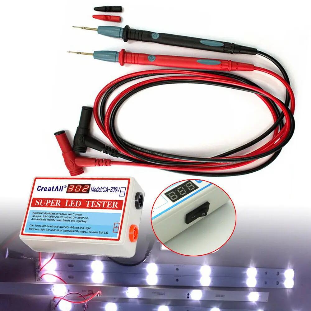 Port-til-LED-TV-Backlight-Lamp-Strip-Lights-Tester-com-interruptor-pain ...