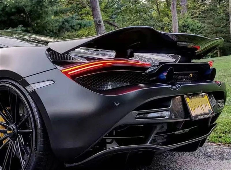 Real Forged Carbon Fiber Rear Trunk Wing Spoiler For McLaren 720S 2017 ...