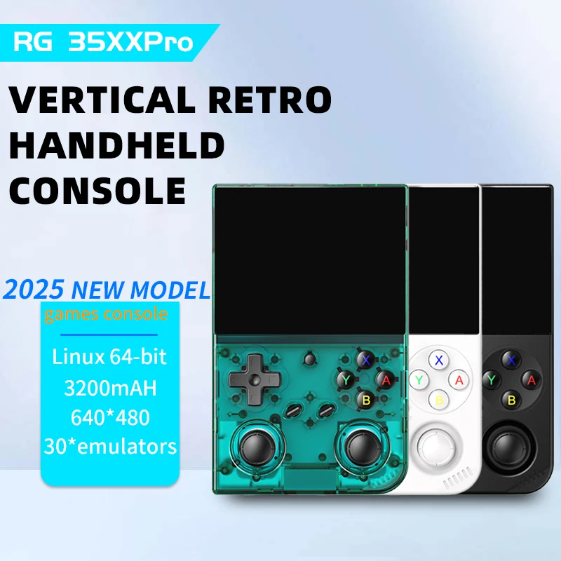 RG 35XXPRO Handheld Game Console 3.5" IPS 640*480 Screen Linux 64-bit ...