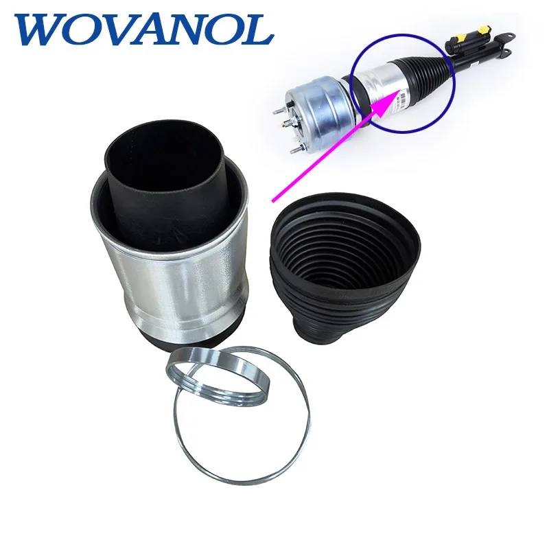 1set Air suspension Repair kits Rubber with aluminum cover Front For ...