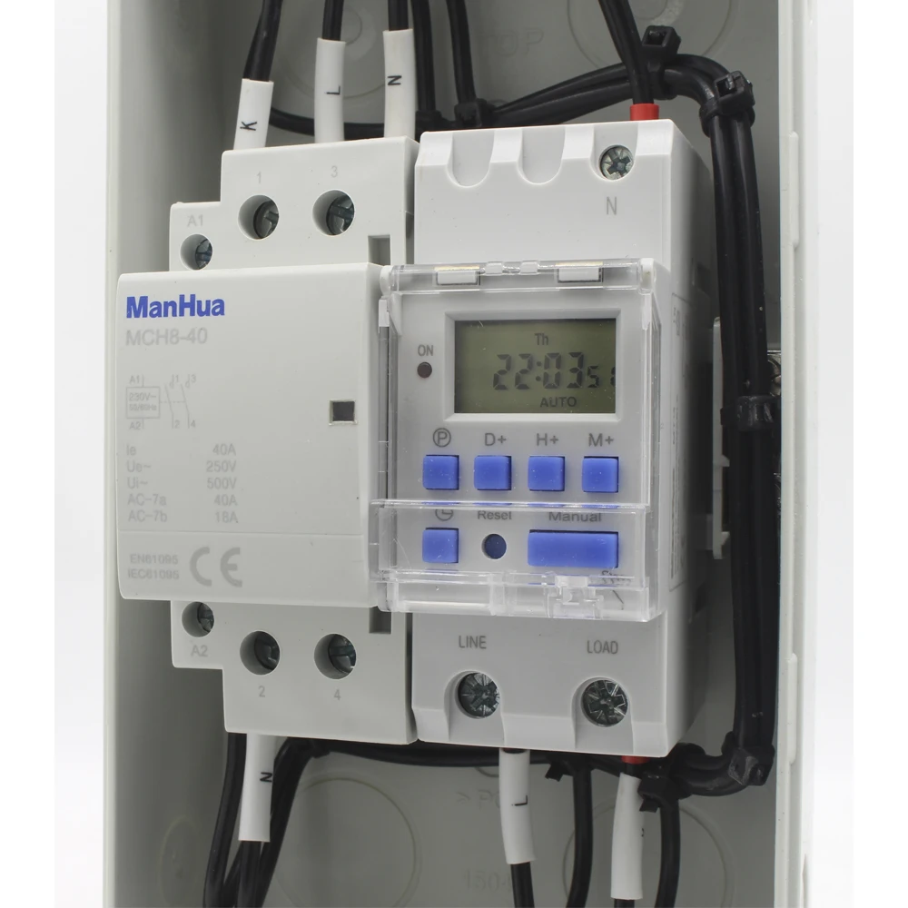Manhua Mt15 220Vac 30A Automatikus Időzítő Kapcsoló Idő Relé Kronometria Digitális – FIXO.hu