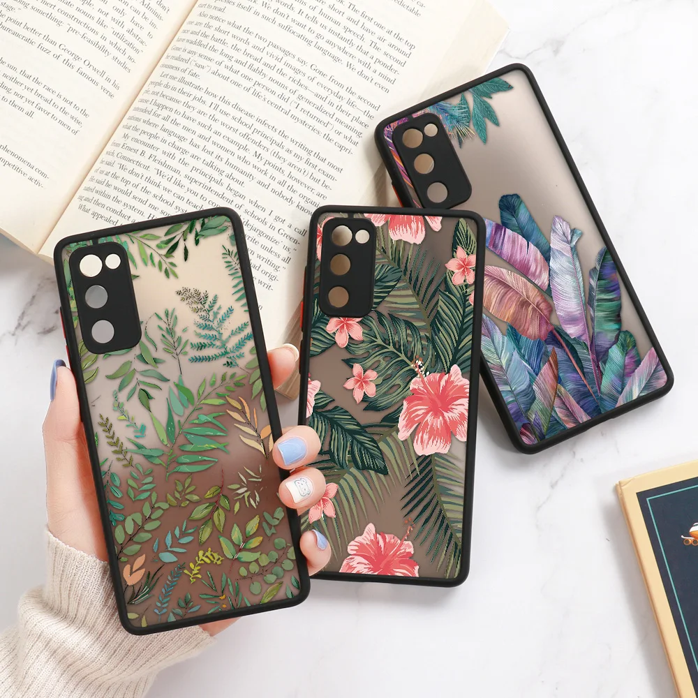 Elegant Hard Matte Floral Phone Case - Premium Protection and Style for ...