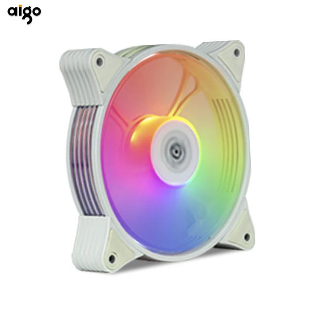 Aigo AR12 white 120mm PC Computer Case Fan Cooling Cooler 6PIN ...