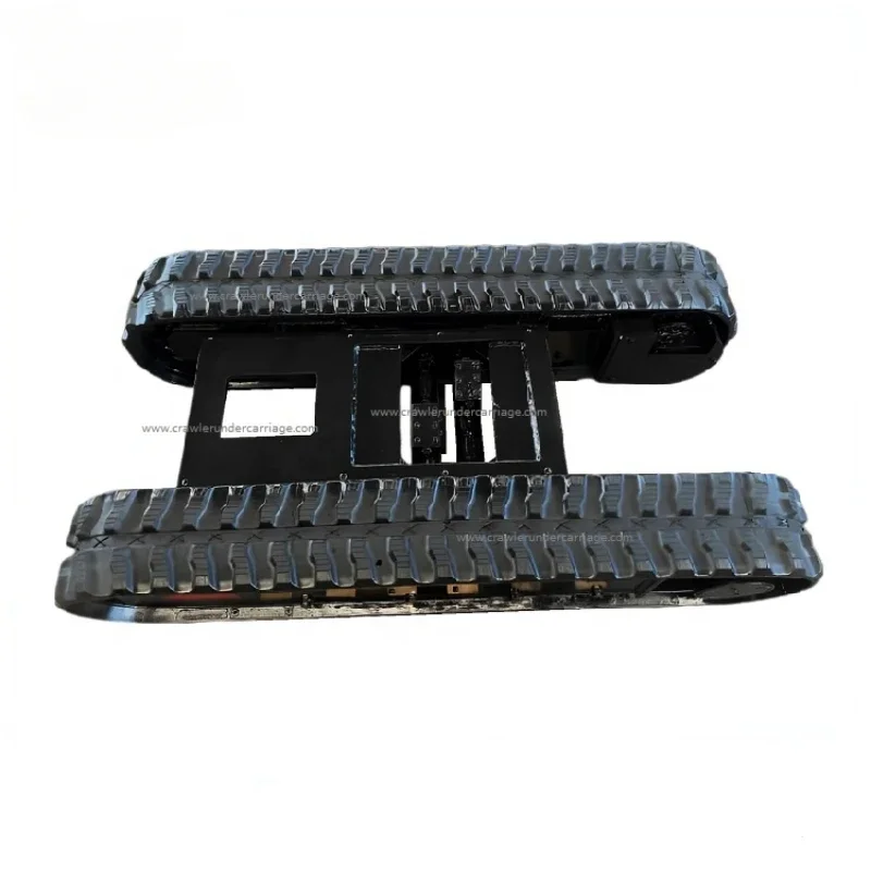 Design-compact-rubber-tracked-undercarriage-robotic-tank-platform-load ...
