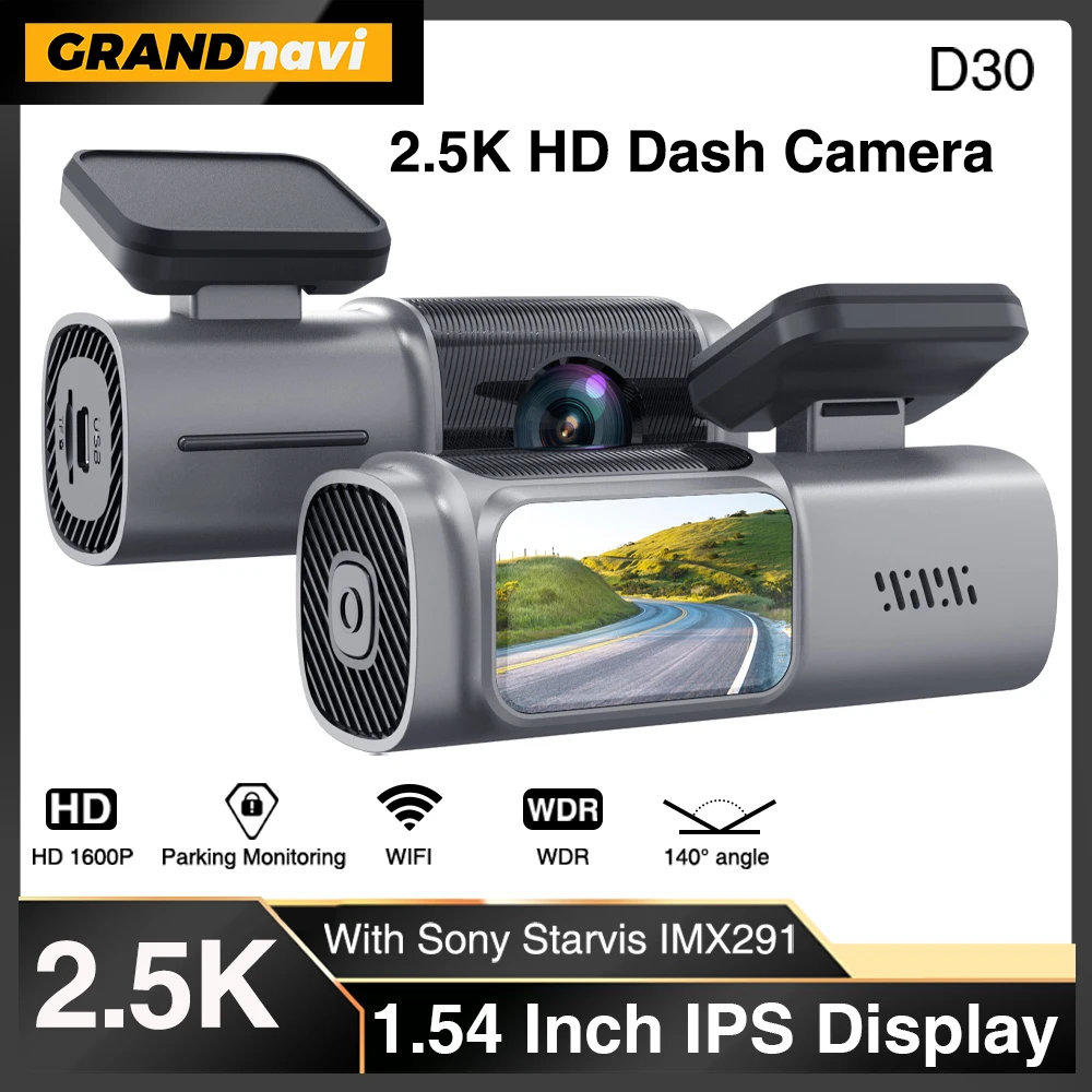 Grandnavi-2-5K-Mini-Car-Dash-Cam-Recorder-HD-1080P-DVR-WIFI-Night ...